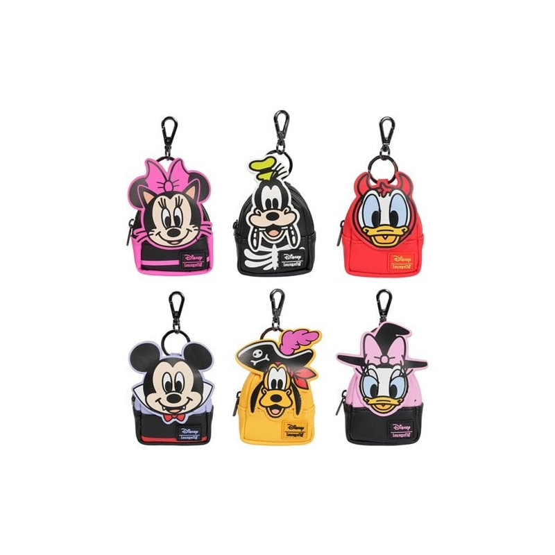 Loungefly Mickey et ses amis Halloween Mystery Mini Backpack Keychain ...