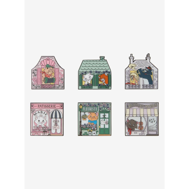 Loungefly Disney Aristocats Character Buildings Blind Box Enamel Pin ...