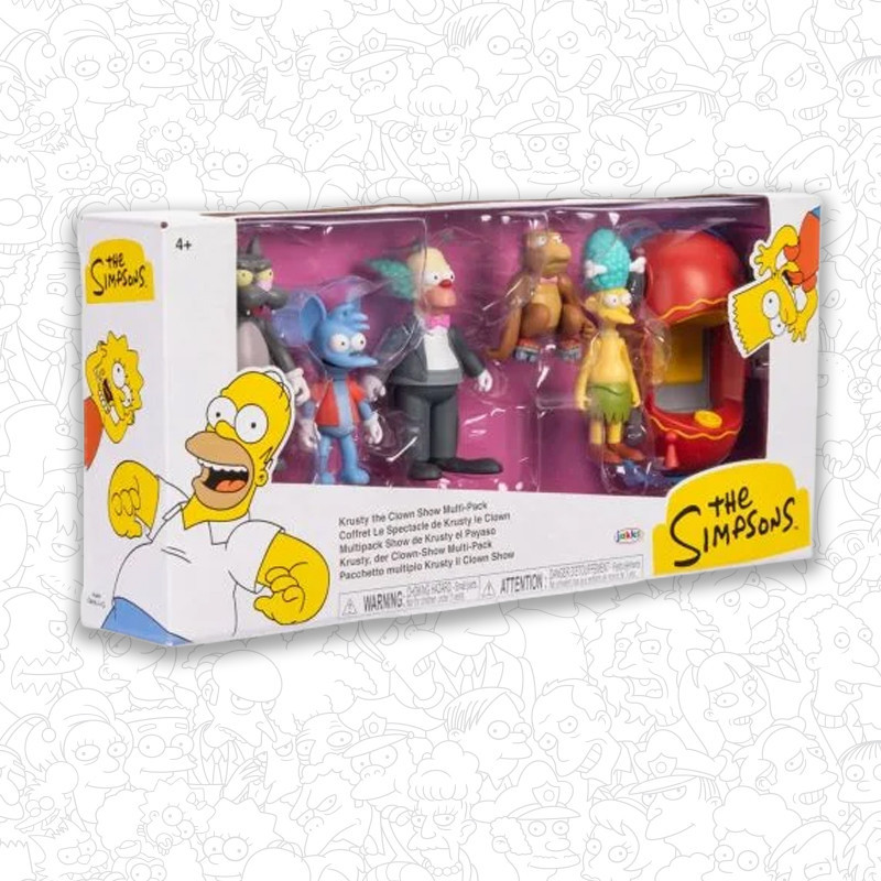 Figurine kami arts the simpsons jakks pacific multipack krusty clown ...