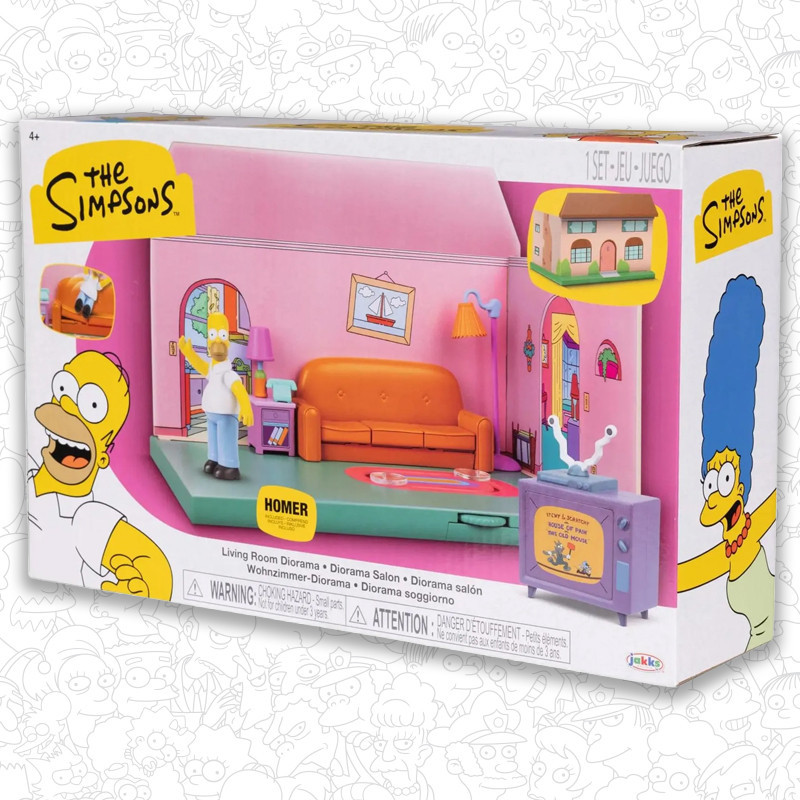 Figurine jakks pacific the simpsons playset house 30cm - préco février ...