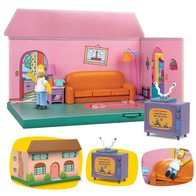 Figurine jakks pacific the simpsons playset house 30cm - préco février ...